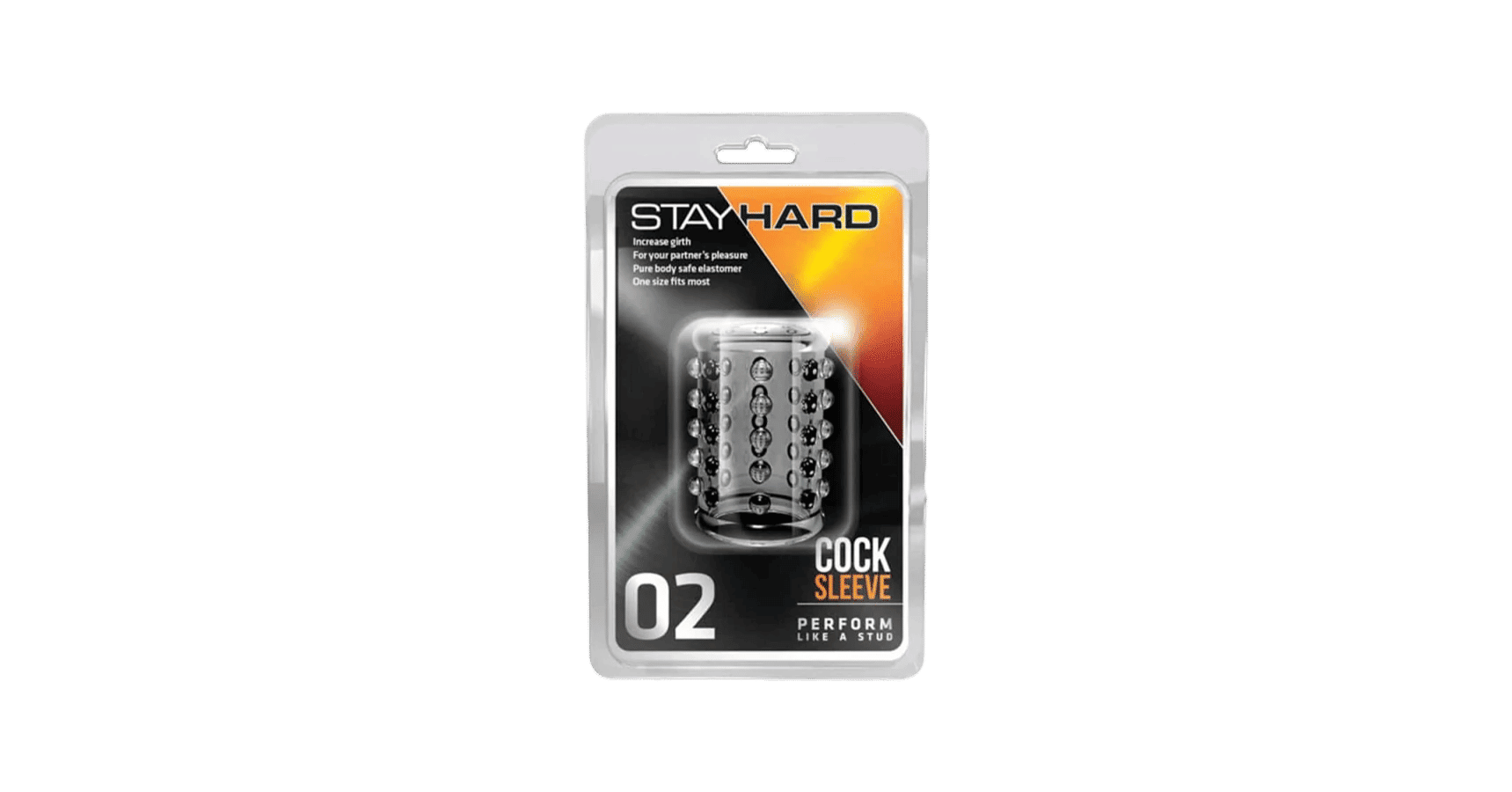 Stay Hard Cock Sleeve 02 Clear - 1.790 Ft
