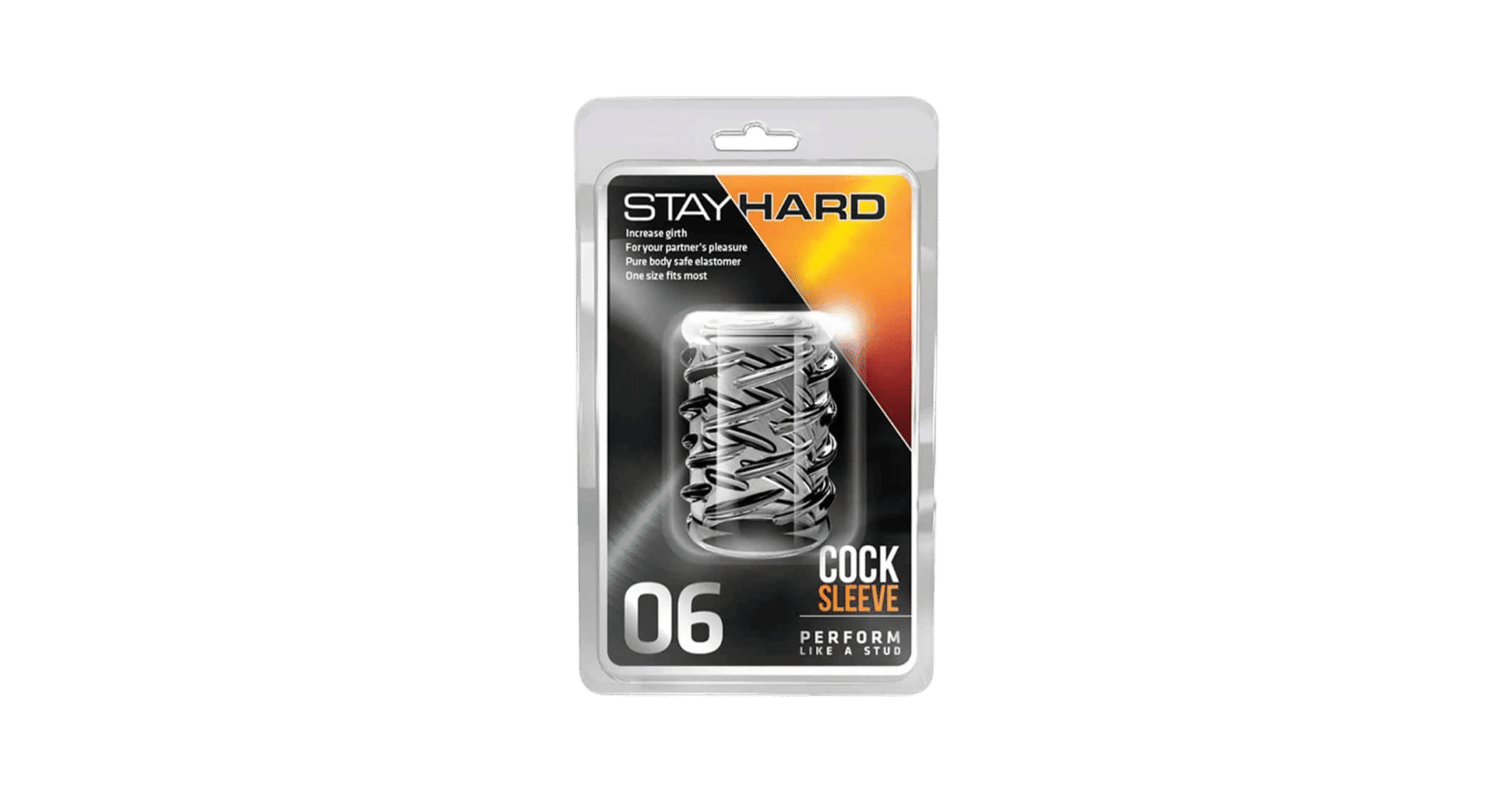 Stay Hard Cock Sleeve 06 Clear - 1.790 Ft
