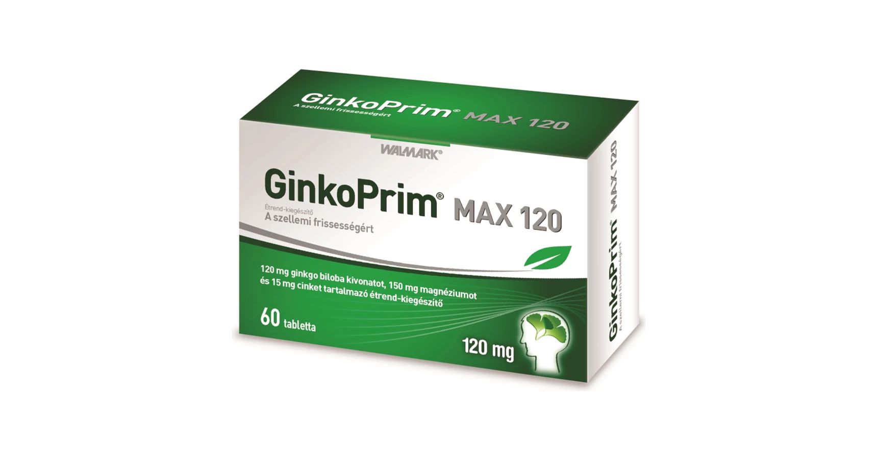 GinkoPrim MAX 120mg - A szellemi frissességért - 60 tabletta - 4.999 Ft