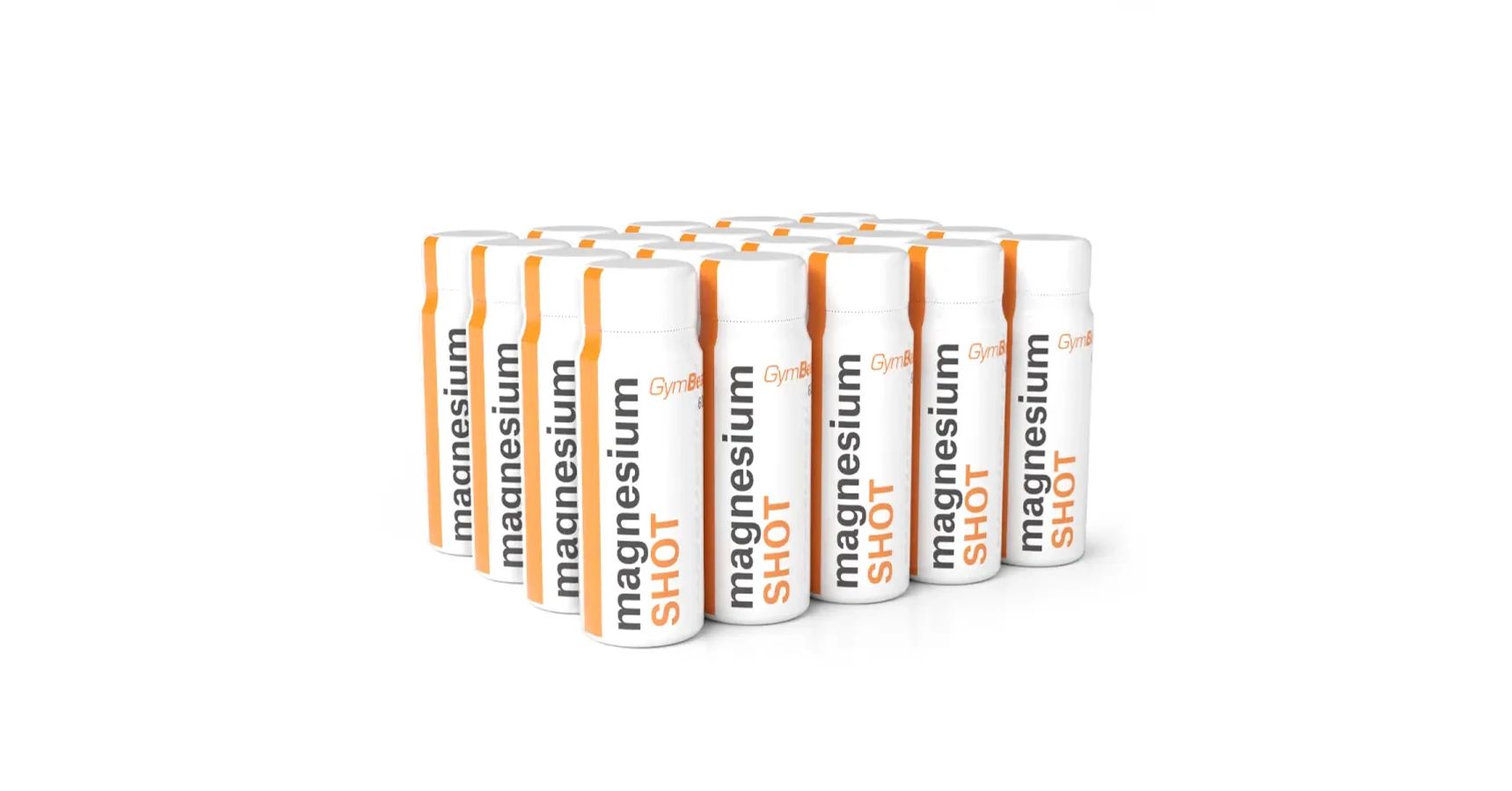 Magnesium Shot - 20 x 60 ml - narancs - GymBeam - 7.410 Ft