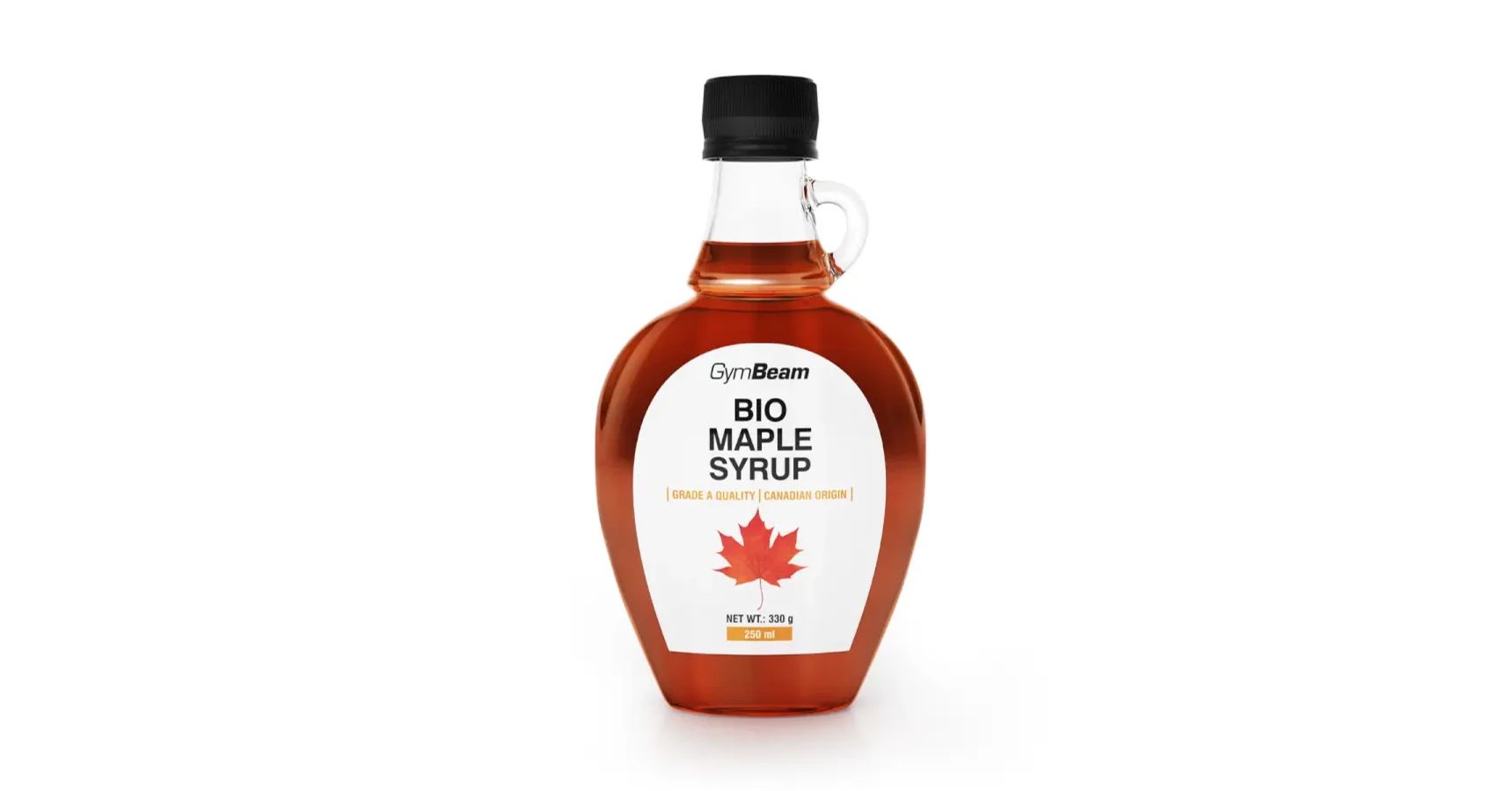 BIO Ahornsirup - 250 ml - GymBeam - 8,31EUR