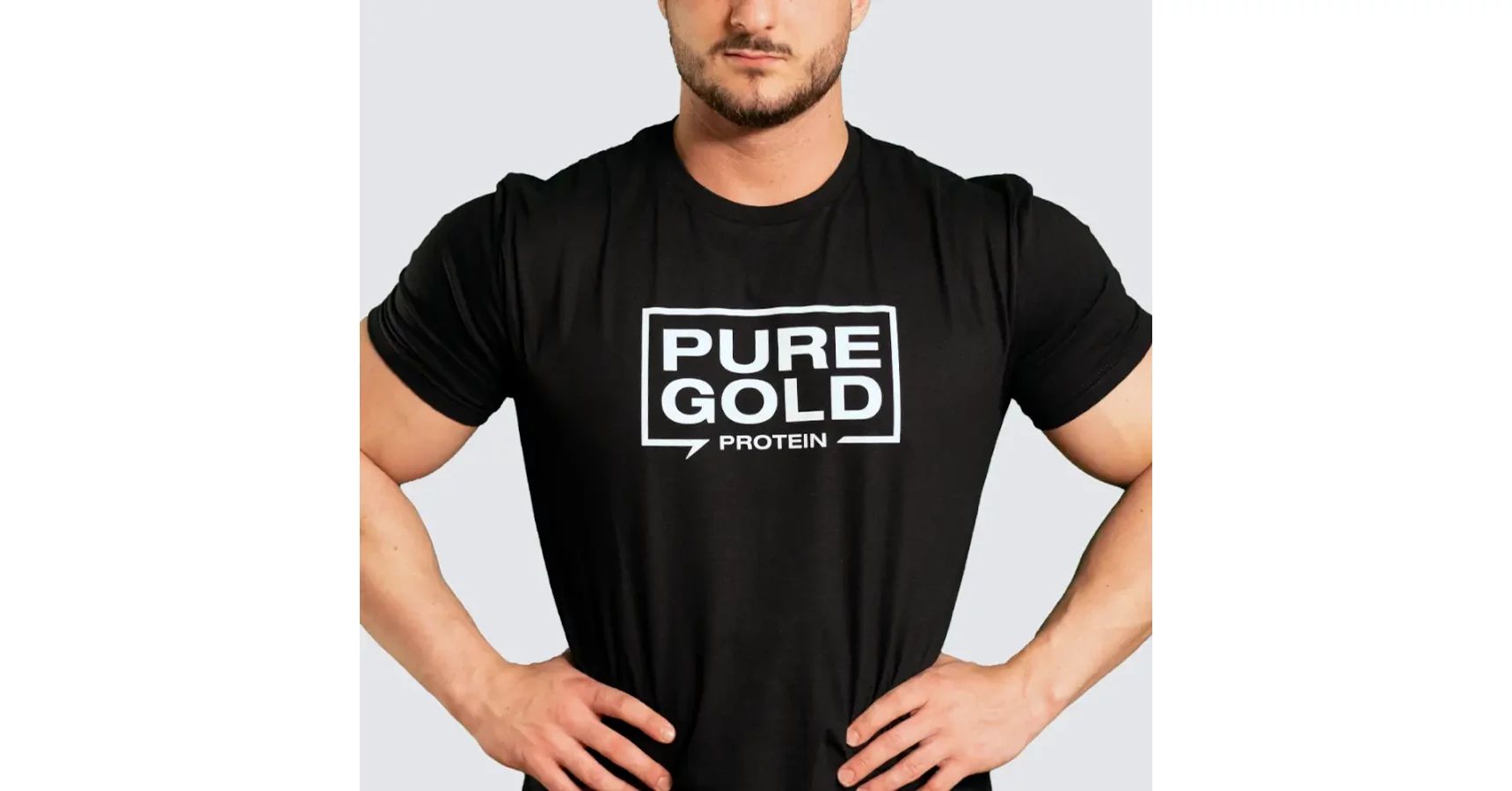 Férfi Pure Gold Logo Black - L - 3.990 Ft